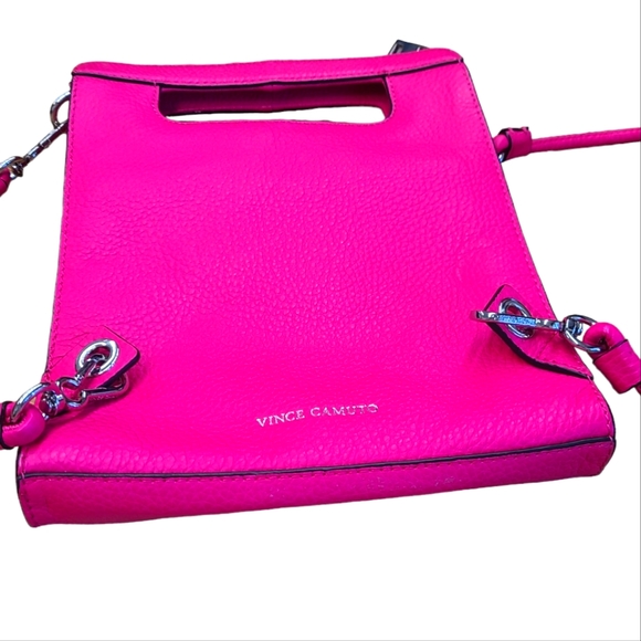 Vince Camuto | Bags | Vince Camuto Pink Leather Convertable Bag | Poshmark